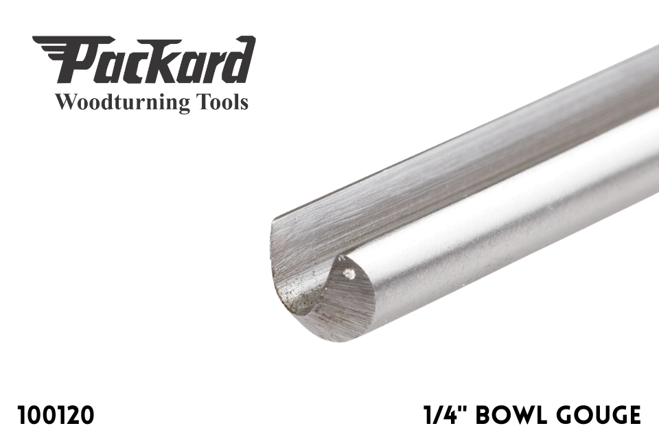 Packard Woodworks: The Woodturner's Source: Packard Bowl Gouge - 1/4''