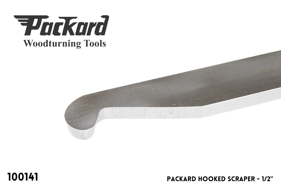 Packard Woodworks: The Woodturner's Source: Packard Hooked Scraper - 1/2"
